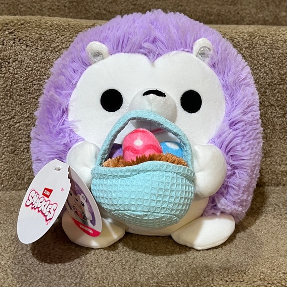 Toys | Snackles 8 Hedgehog Basket Of Eggs Stuffed Animal Easter Plush ...